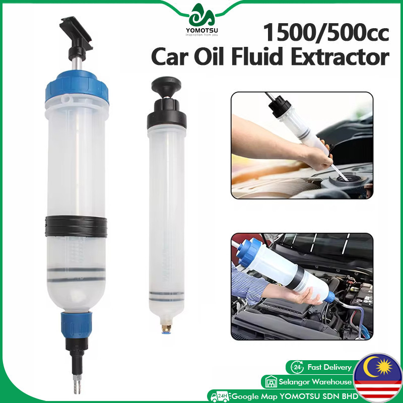 500/1500ML Car Oil Fluid Engine Oil Pump Filling Funnel Syringe ...