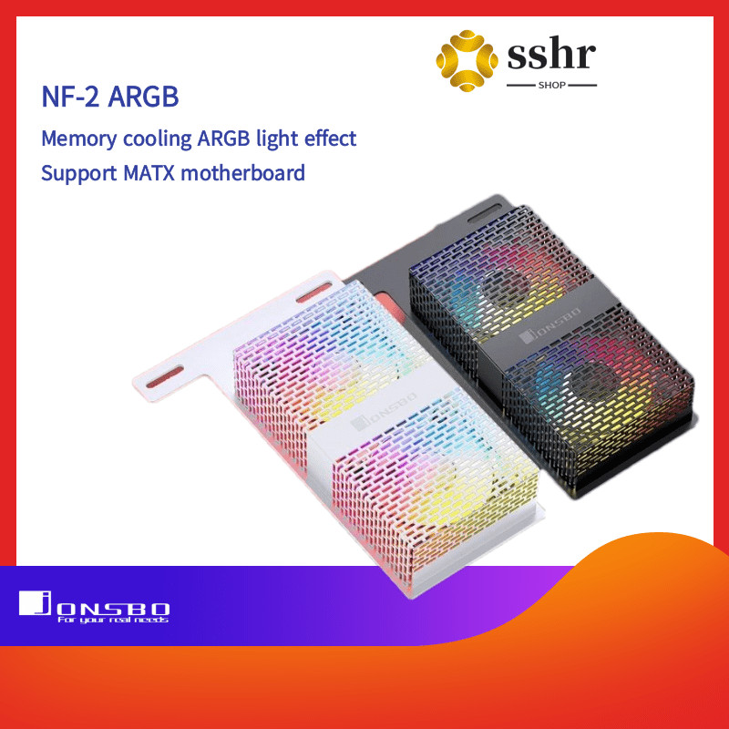 JONSBO NF-2 RAM Heatsink Cooler With 4Pin PWM Dual 5020 Fans 5V 3PIN ...