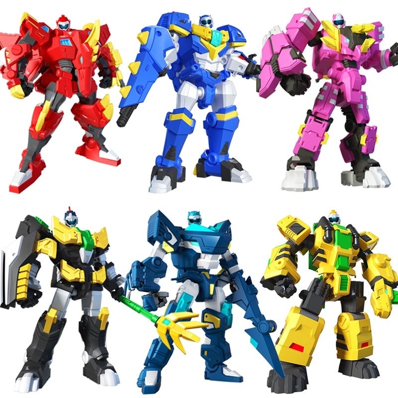 Mini Force 2 Super Dino Power Transformation Robot Toys Action Figures ...