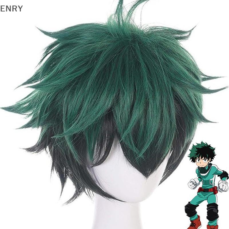 EN Anime My Hero Academia Izuku Midoriya Cosplay Wig Boku Hero Academia ...