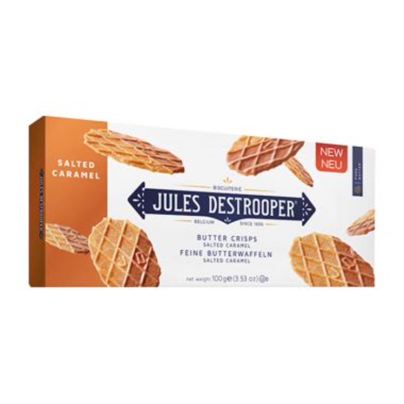 Jules Destrooper Butter Crisps Salted Caramel, 100g | Shopee Singapore
