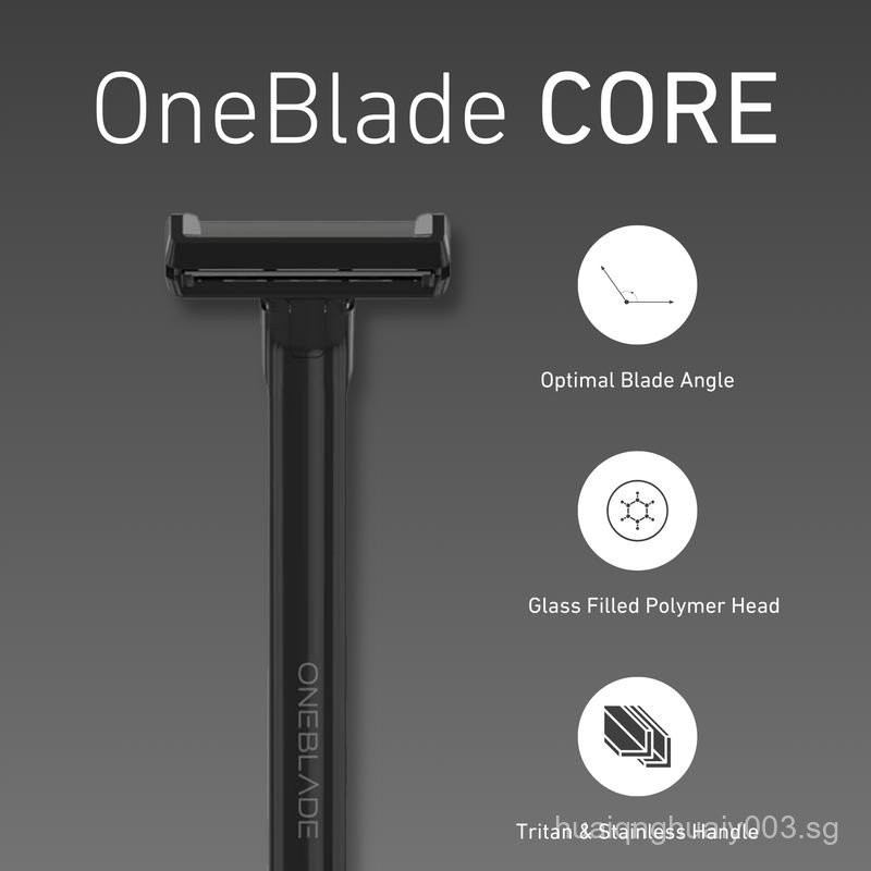 OneBlade Core Safety Razor for Fine Hair - Introductory Level - Includes aluminum design stand ...