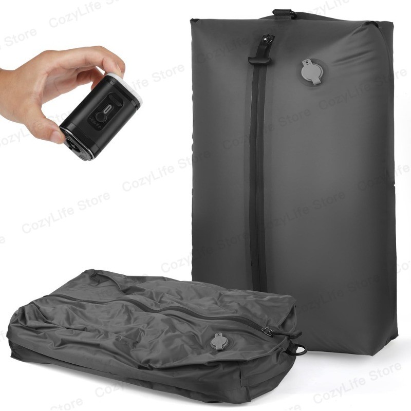 IP67 Waterproof vacuum bag for travel, Reusable Travel Vacuum ...