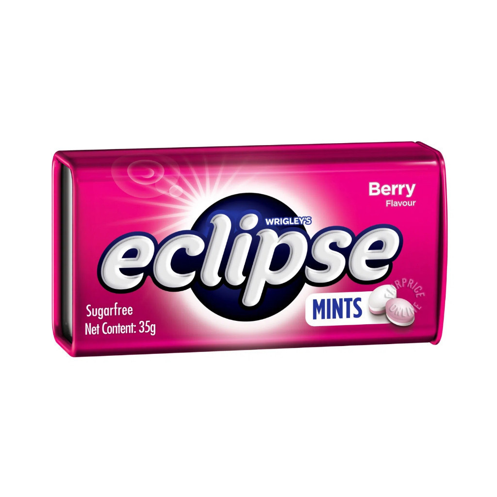 Wrigley's Eclipse Mints Candy 35g Berry Mint Intense Mint Spearmint ...