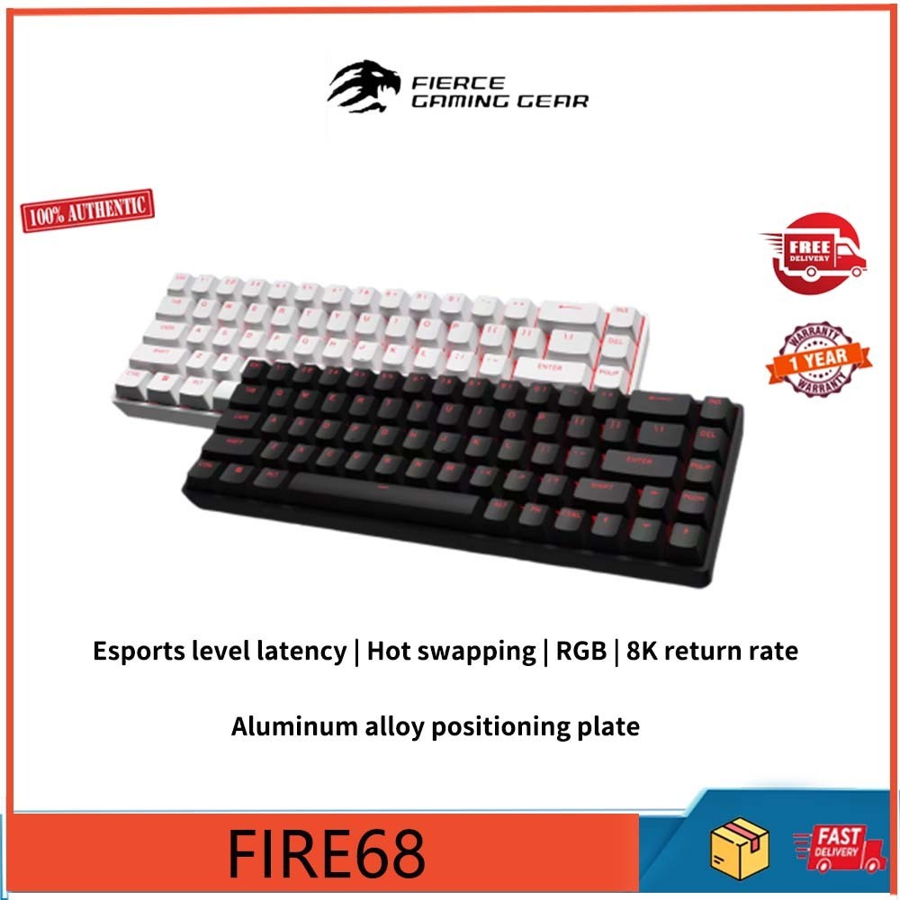 MADCATZ fire68 esports magnetic axis keyboard with streamlined ...
