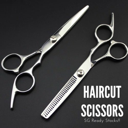 Professional Stainless Steel Hair Scissors Hair Trimmer Barber Scissors ...