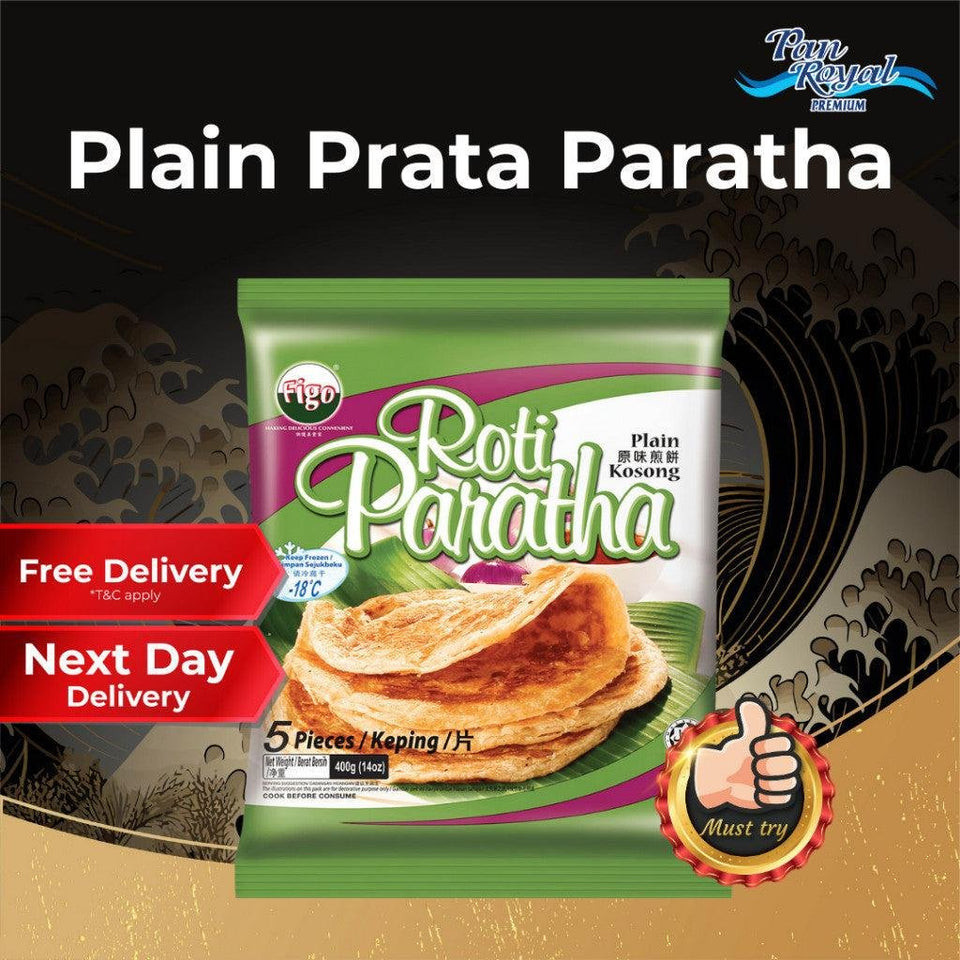 [PAN ROYAL] Frozen Plain Prata Paratha 5 pcs | Shopee Singapore