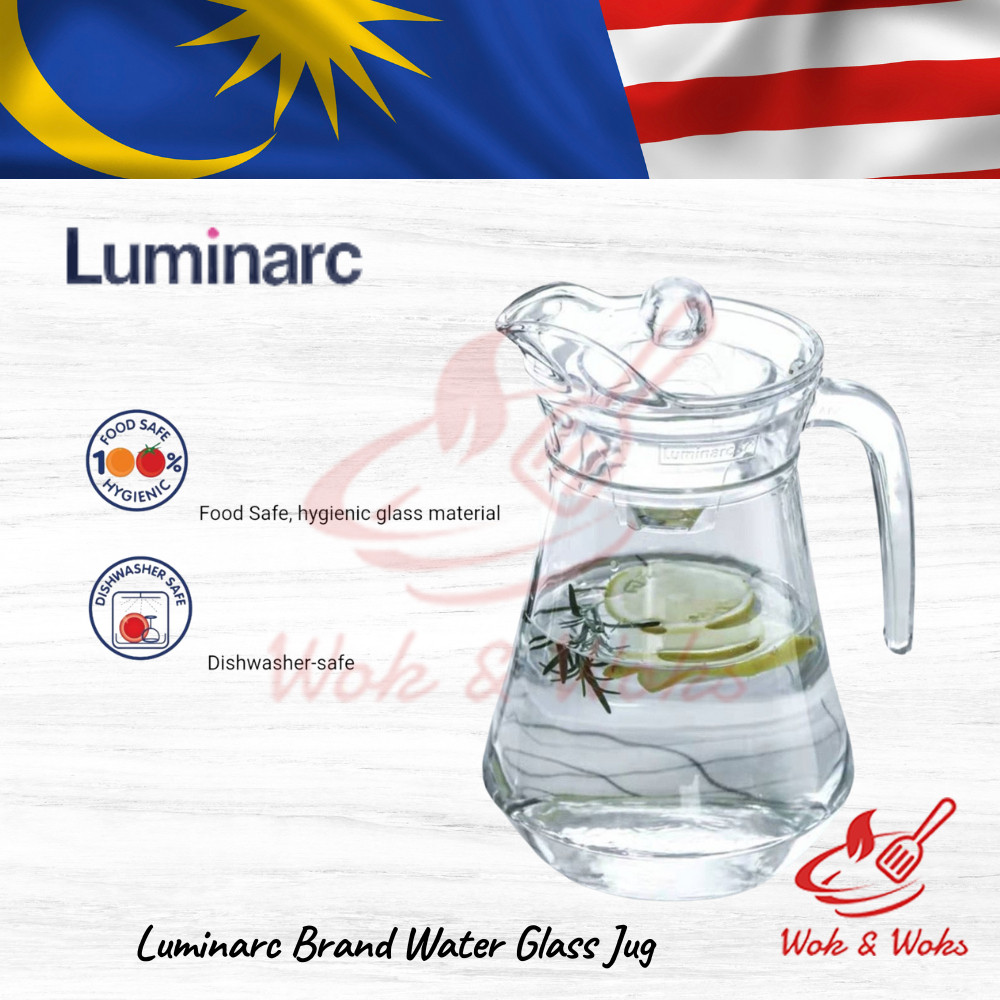 Luminarc Brand Water Glass Jug / Jag Kaca Air Jenama Luminarc (1300ml ...