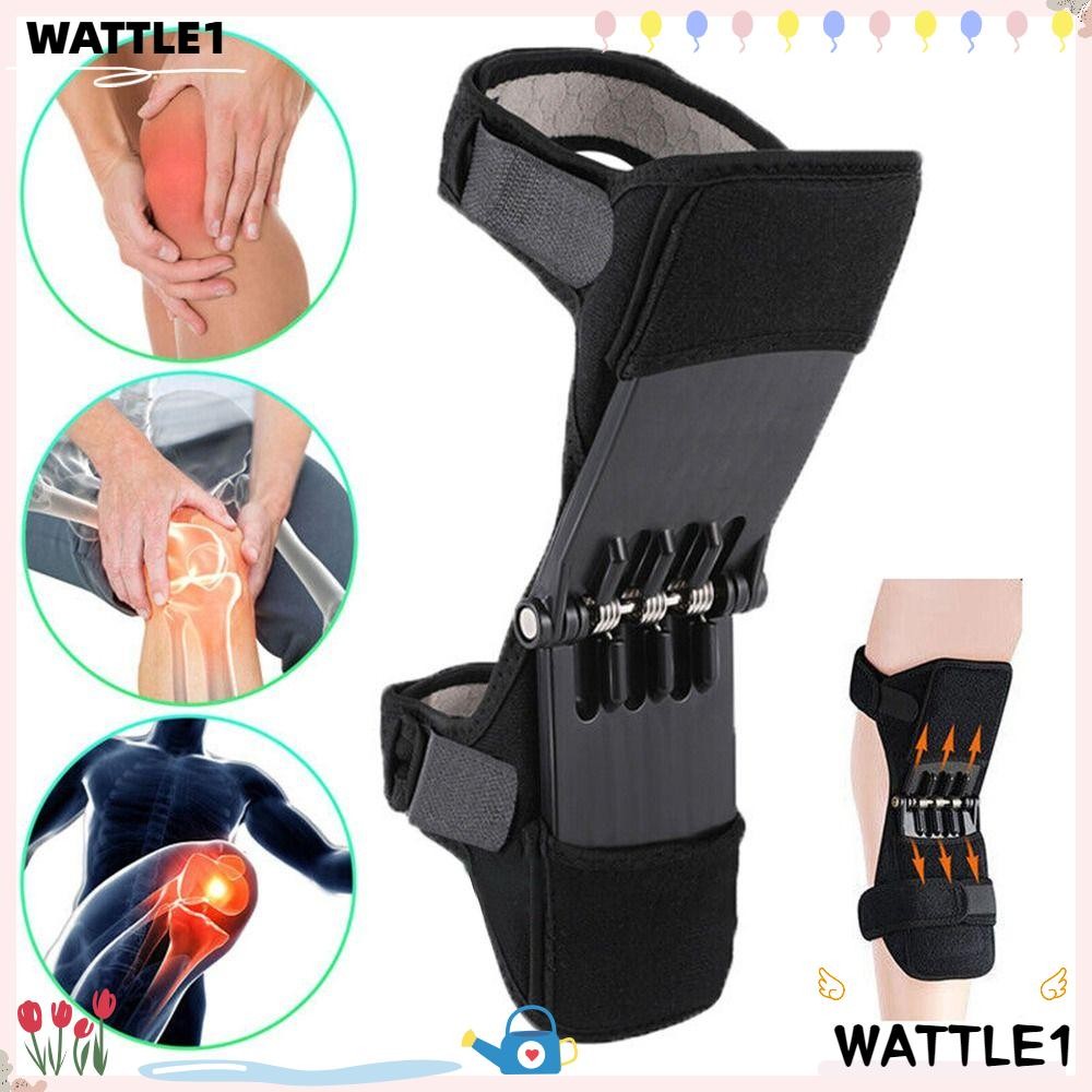 WTTLE Spring Powered Knee Support Running Kneecap Joint Booster Knee ...