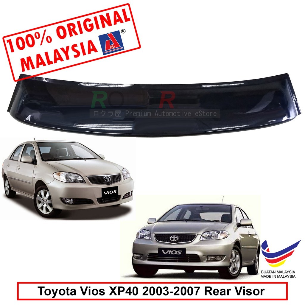 Toyota Vios XP40 (1st Gen) 2003-2007 AG Rear Wing Spoiler Visor (Big ...