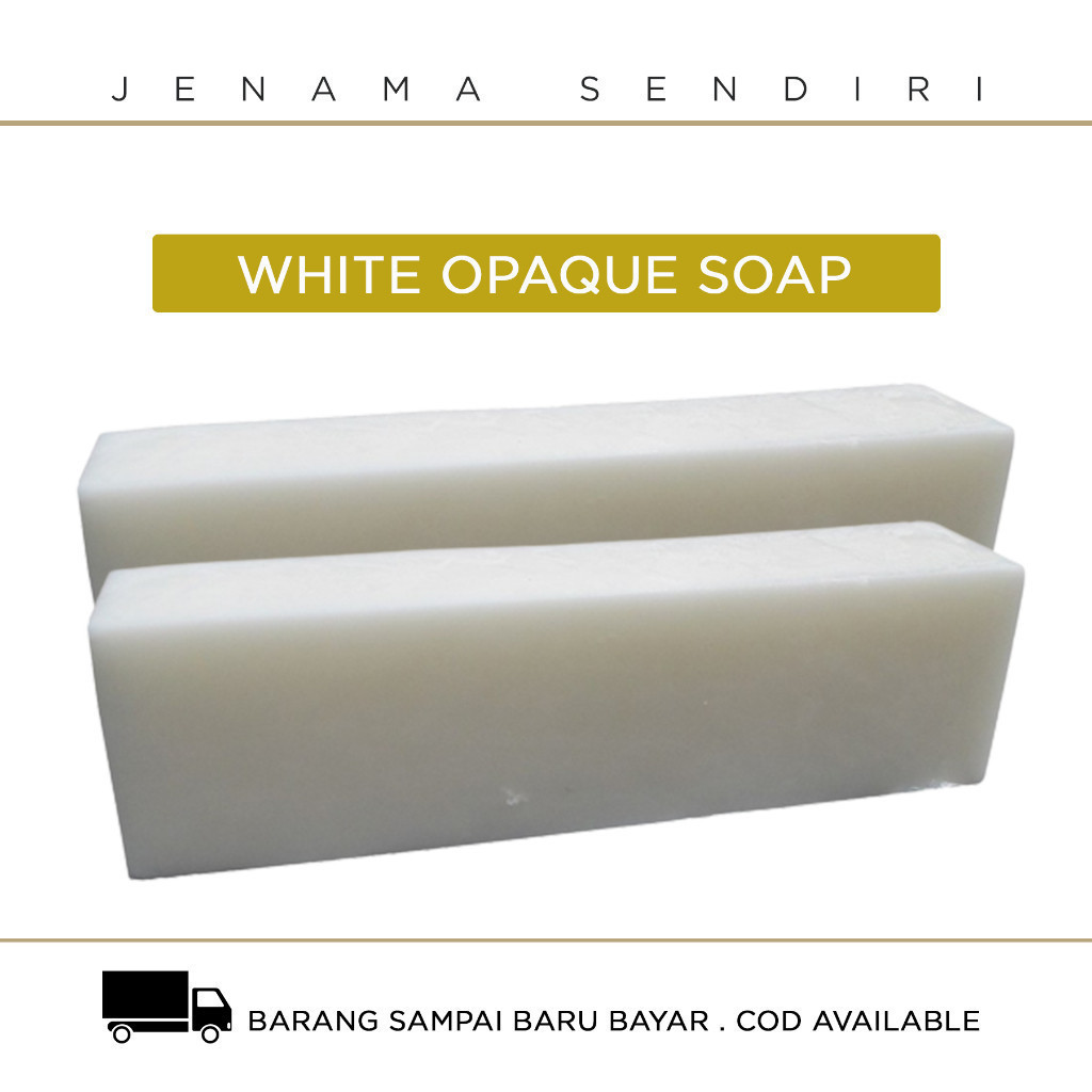 1KG WHITE OPAQUE SOAP harga kilang borong sabun jenama sendiri OEM ...