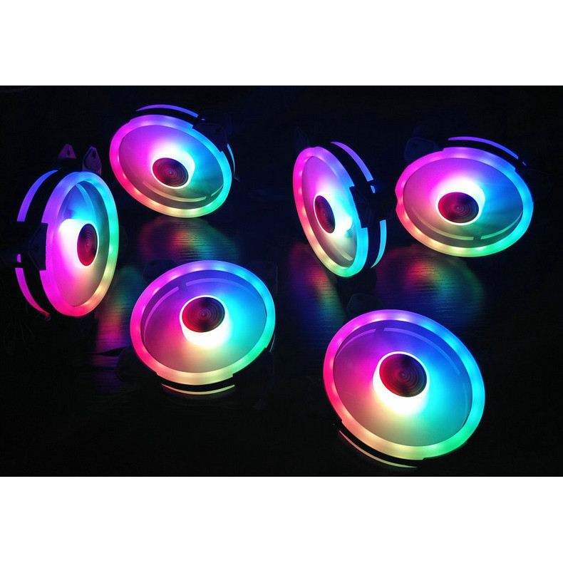 GM2 Cooling RGB Fan AURA SYNC with IR Remote Quiet Radiator 5V Mute ...