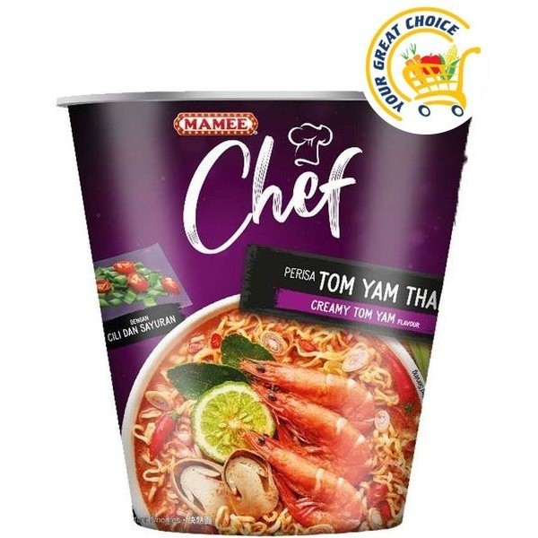 Mamee Chef Tom Yam Thai Cup 72g | Shopee Singapore