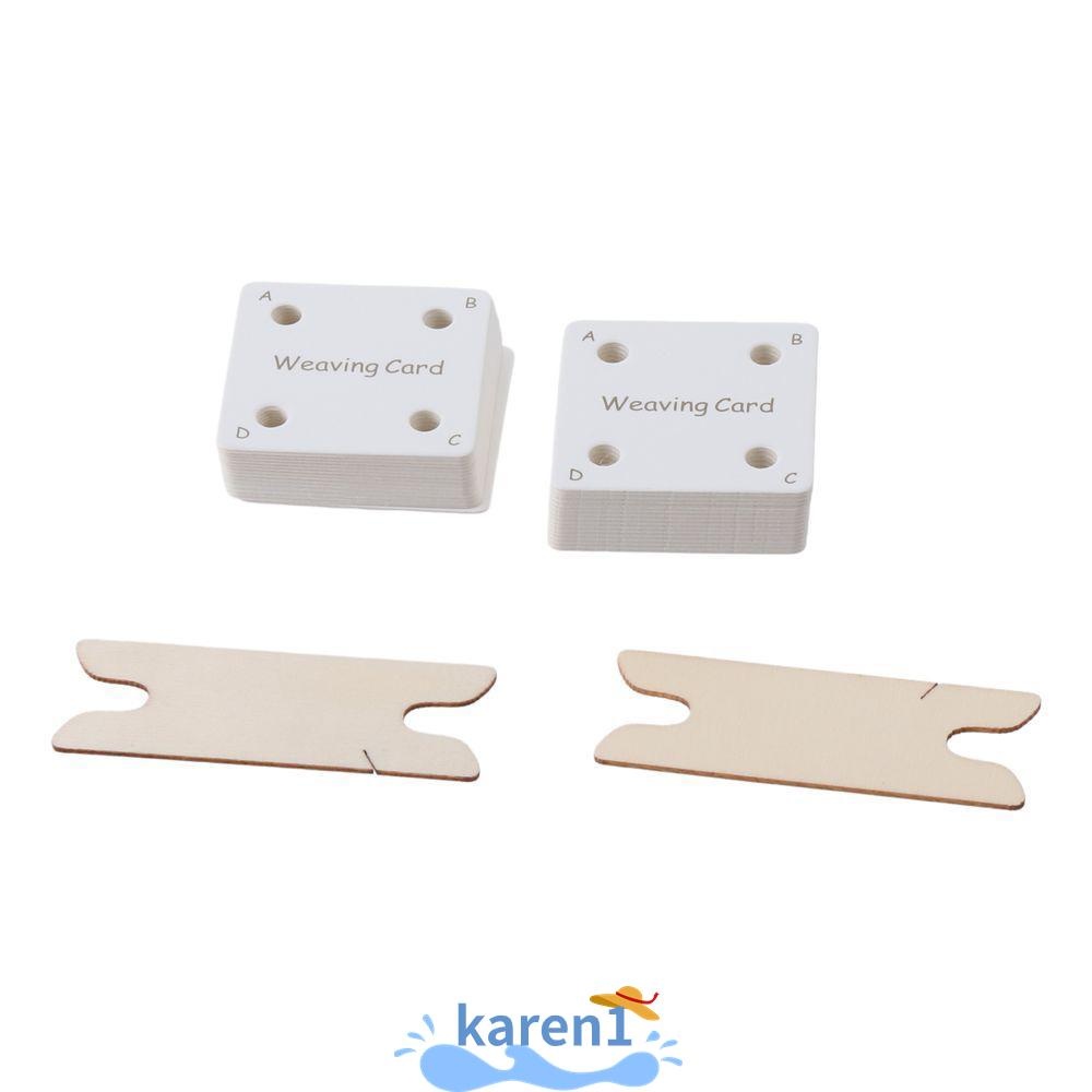 KA Weaving Cards, Wood 16*14cm Tablet Weaving Card, Card Weaving ...