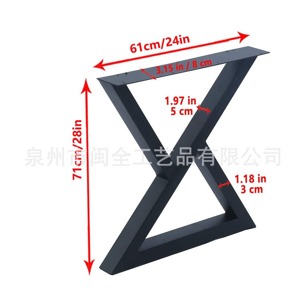 In Stock Iron Table Leg Large Plate Table Stand Creative Table Leg New ...