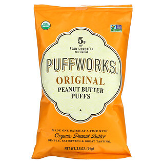Puffworks, Peanut Butter Puffs, Original, 3.5 oz (99 g) | Shopee Singapore