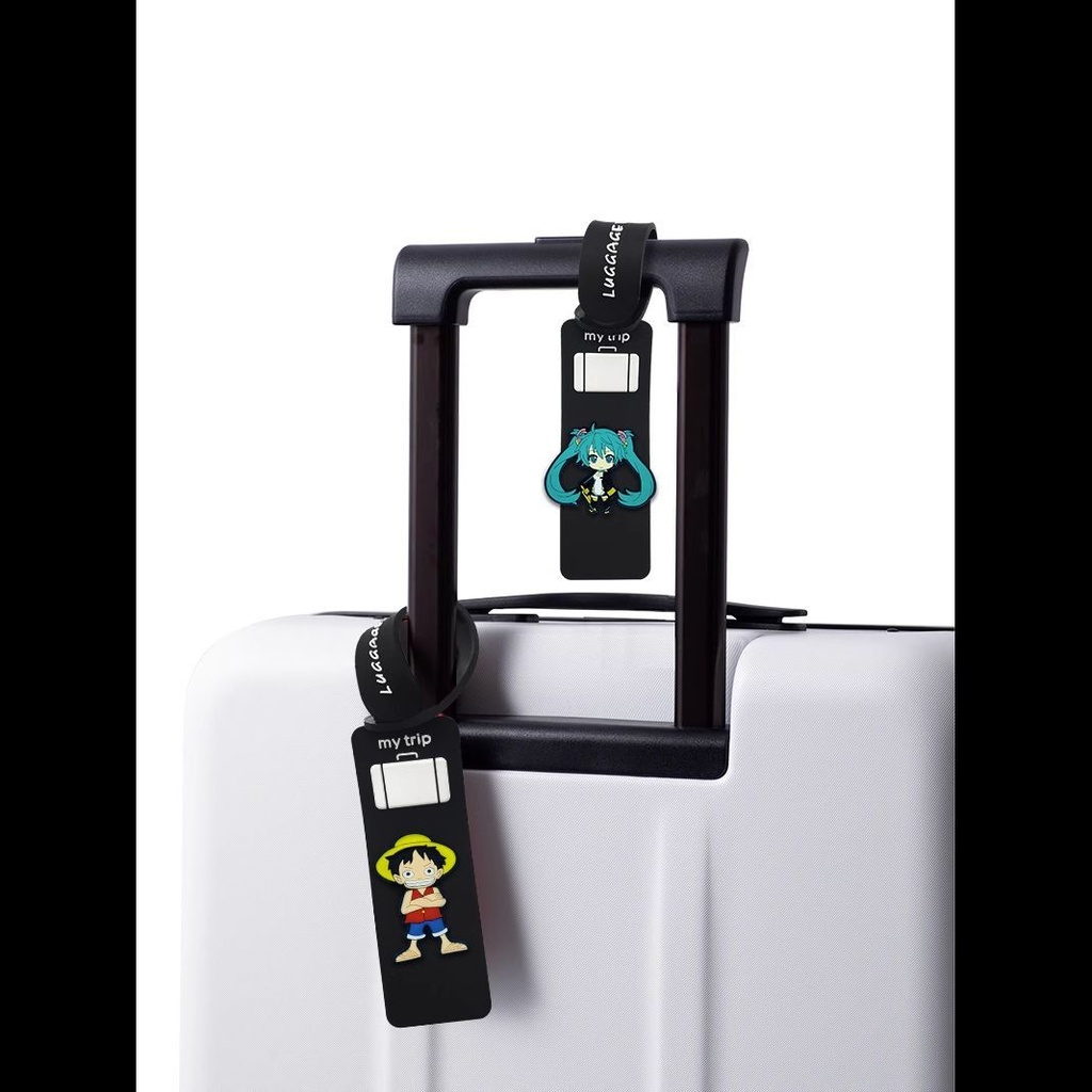 Luggage Tag Tractor Boarding Pass Hatsune Miku One Piece Luffy Crayon ...