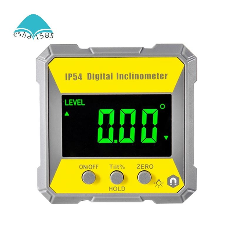 IP54 4X90 degree Digital Inclinometer Angle Protractor Backlight ...