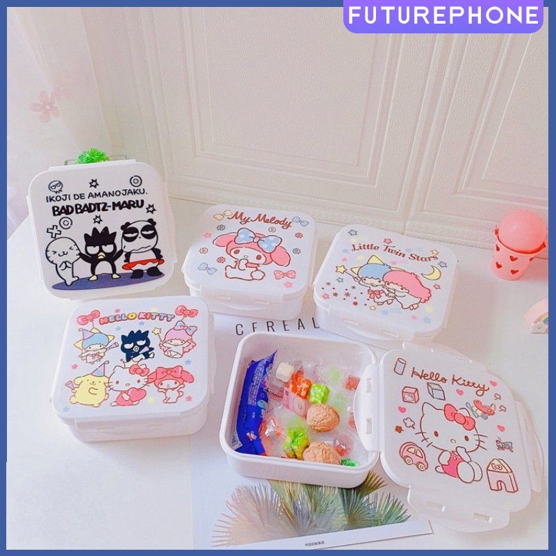 Sanrio Kawaii Storage Box Cute Cute Lunch Box Cartoon Desktop Item ...