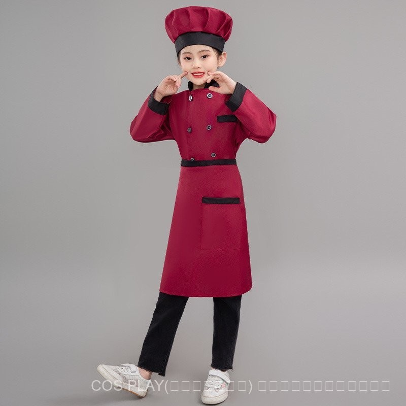 Children's Chef's Outfit Stage Performance Costume Game Professional ...
