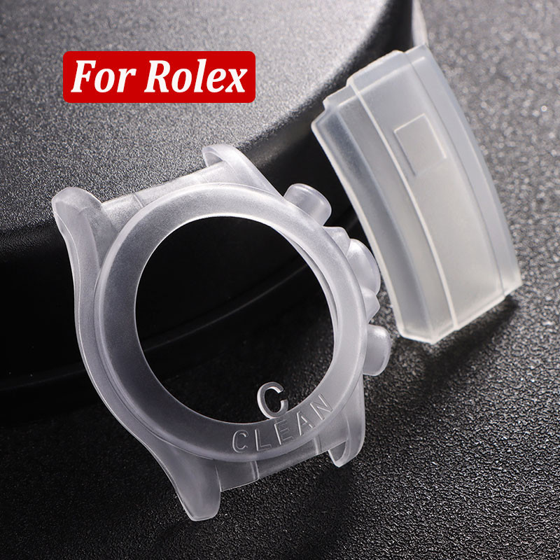 Watch Case Protective Cover Transparent Buckle Protective Case for ...