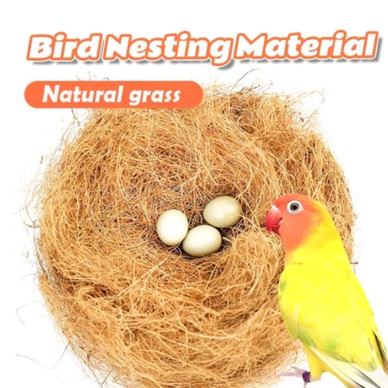 Bird Nesting Material Bird Mat Nest box Bedding Raffia Grass Nesting ...