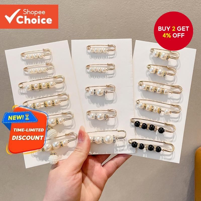 P 17-Piece Fashion Anti-Slip Clips | Multi-Purpose Safety Pins ...