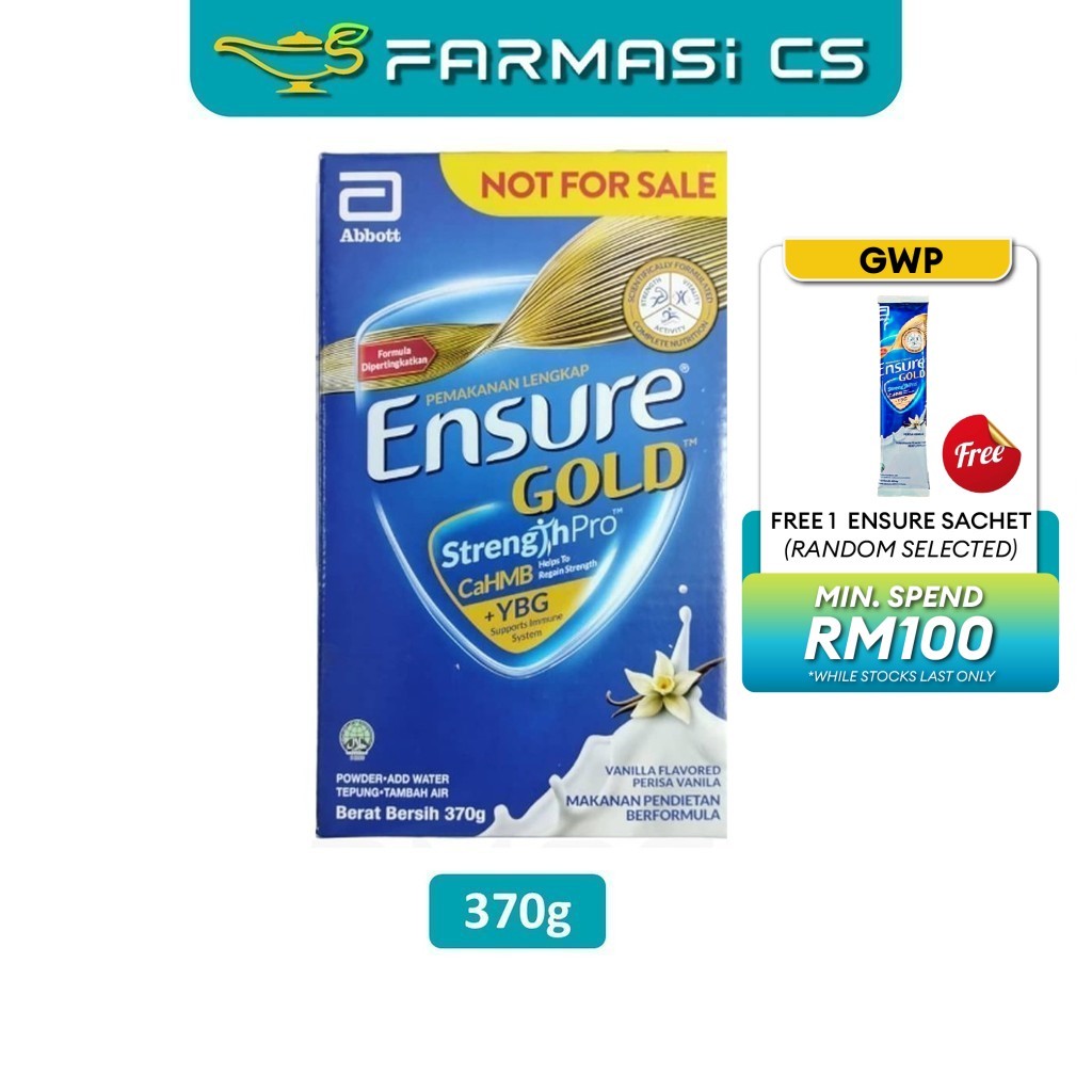 Abbott Ensure Gold Vanilla 370g Strength Pro EXP:03/2026 [ Protein ...