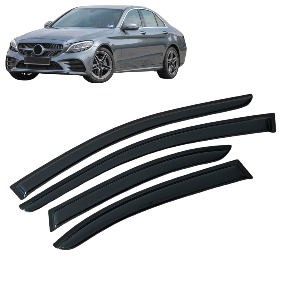 Window Visor for MERCEDES-BENZ C-CLASS W205 Sedan 2015 2016 2017 2018 ...