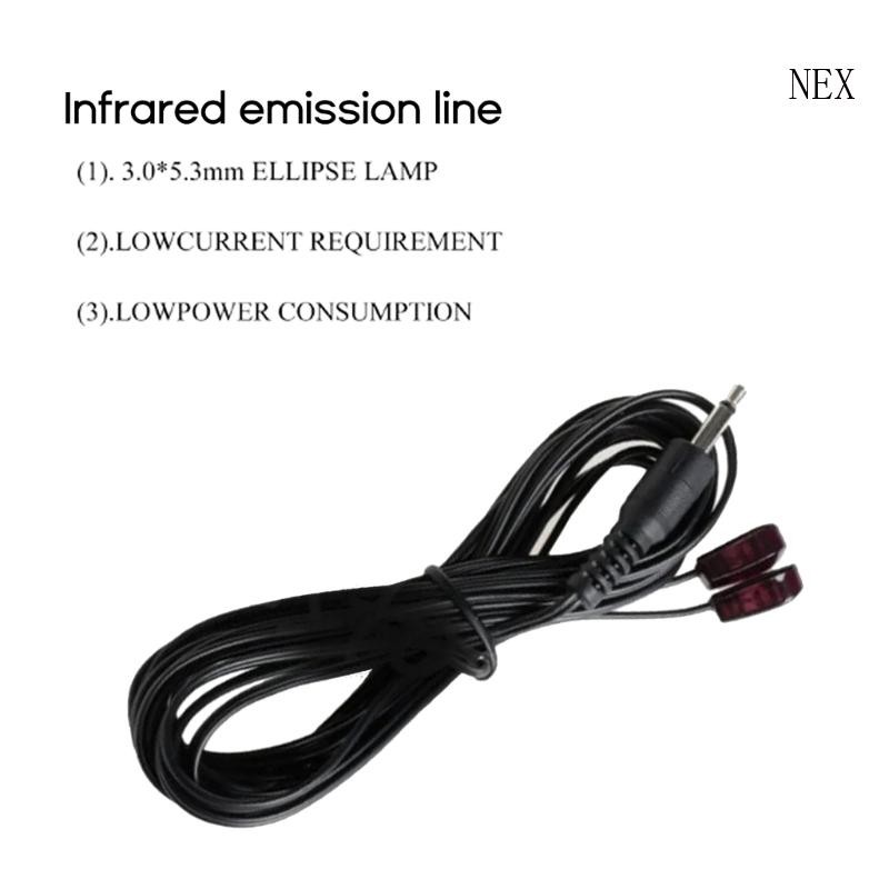 NEX Dual IR Infrared Remote Control Extender Extension Cable 3 5mm ...
