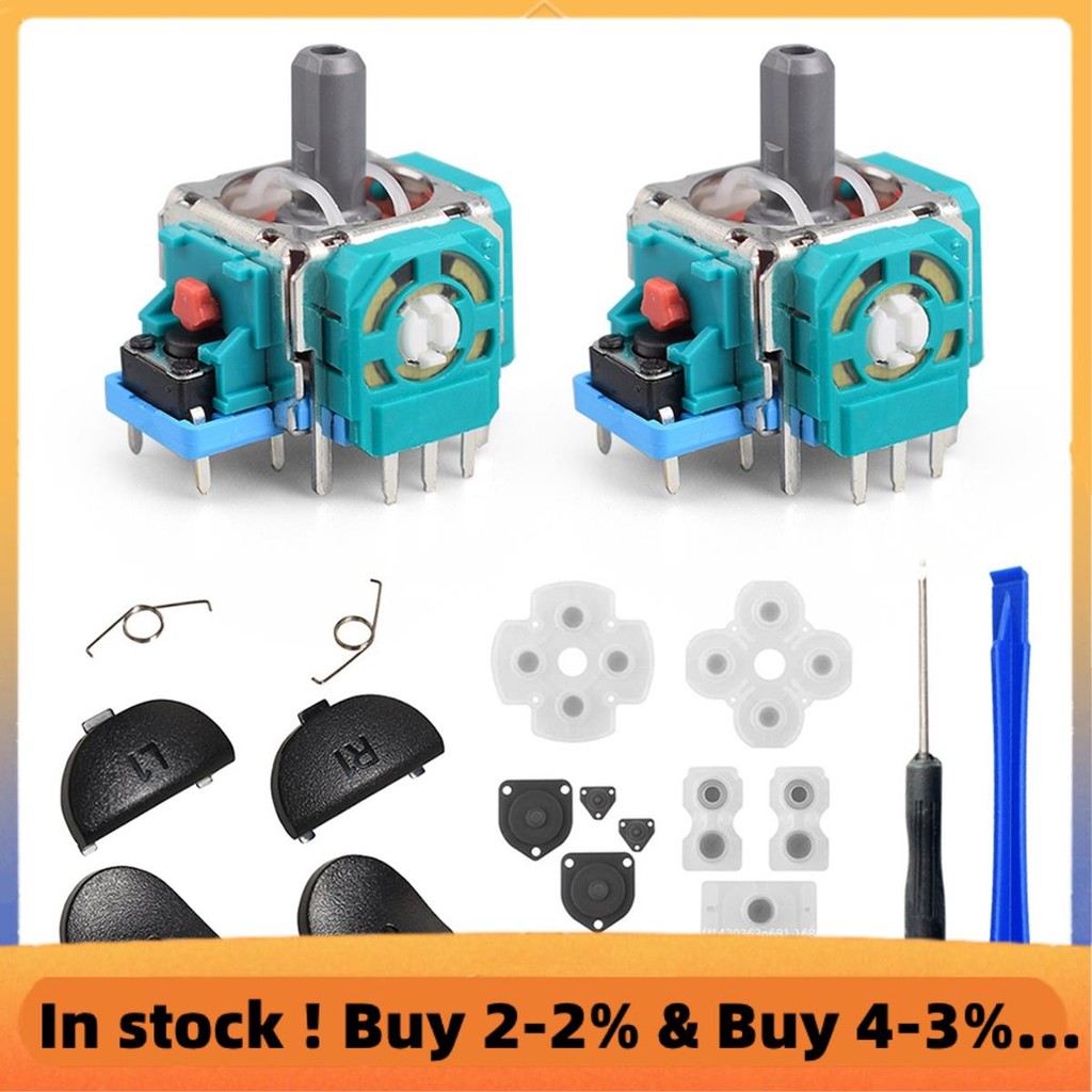 3D Analog Joystick Potentiometer for 4 Game Console with Joystick Caps ...