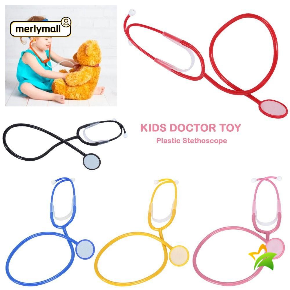 MERLYMALL Kids Stethoscope Toy, Multi Color DIY Simulation Doctor's Toy ...