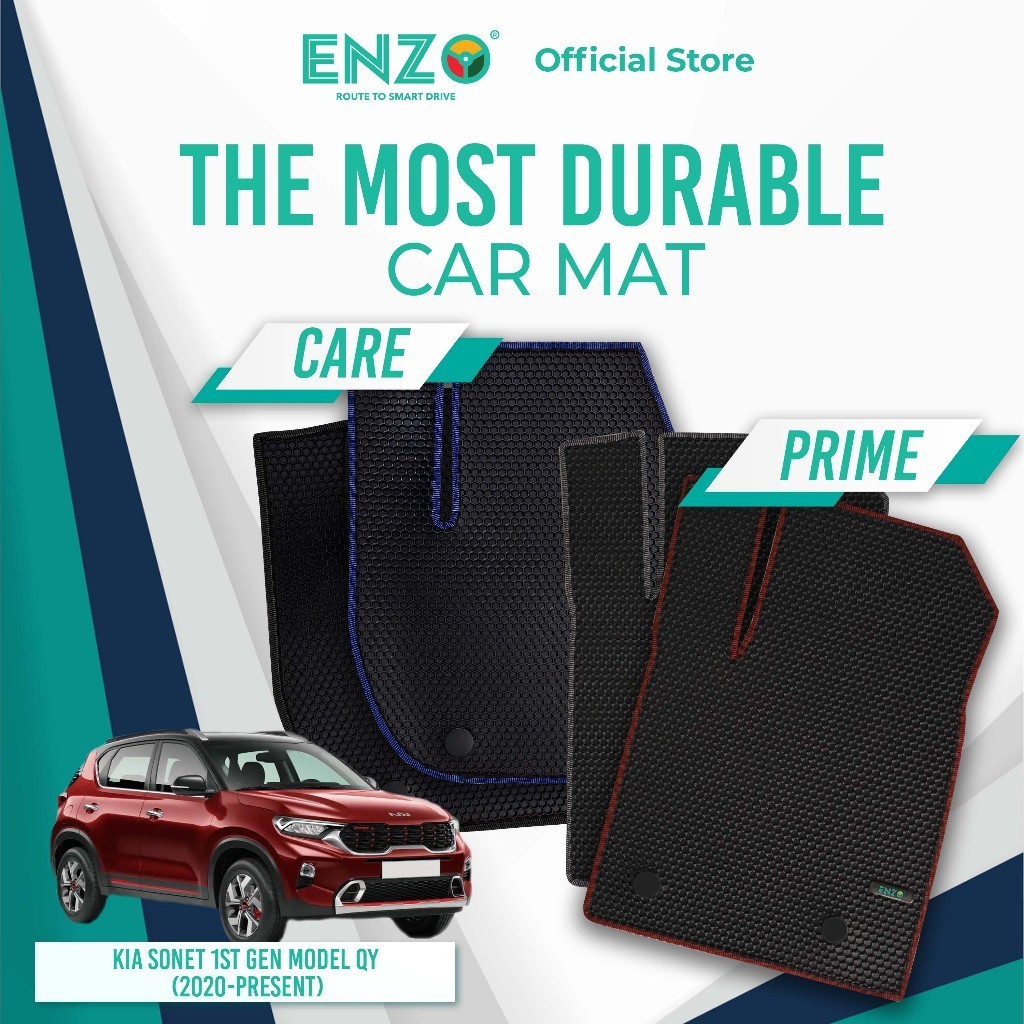 ENZO Car Mat - Kia Sonet 1st Gen Model QY (2020-Present) | Shopee Singapore