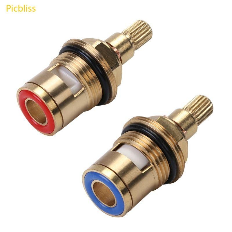 Picbliss Brass Ceramic Stem Disc Faucet Cartridge Water for Bathroom ...