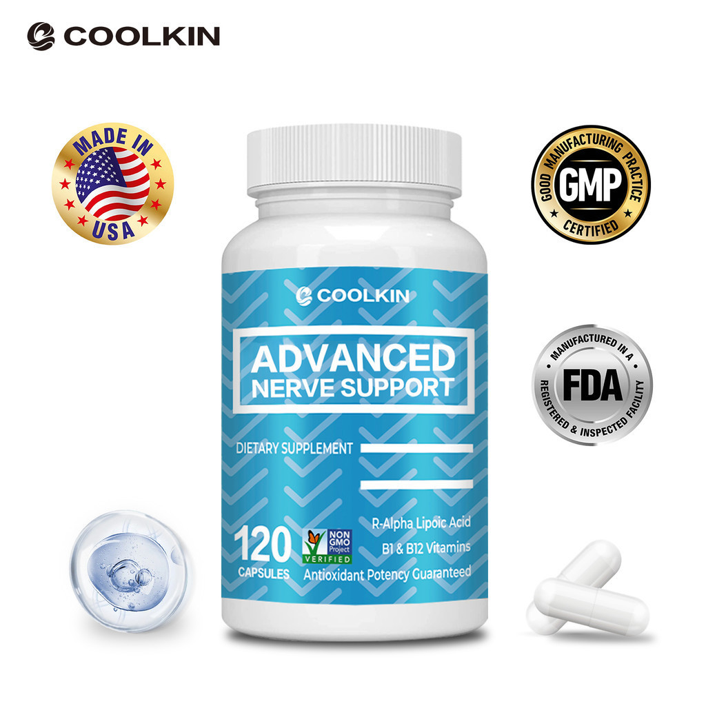 R-Alpha-Lipoic Acid and Vitamin B Complex Capsules, Advanced Nerve ...