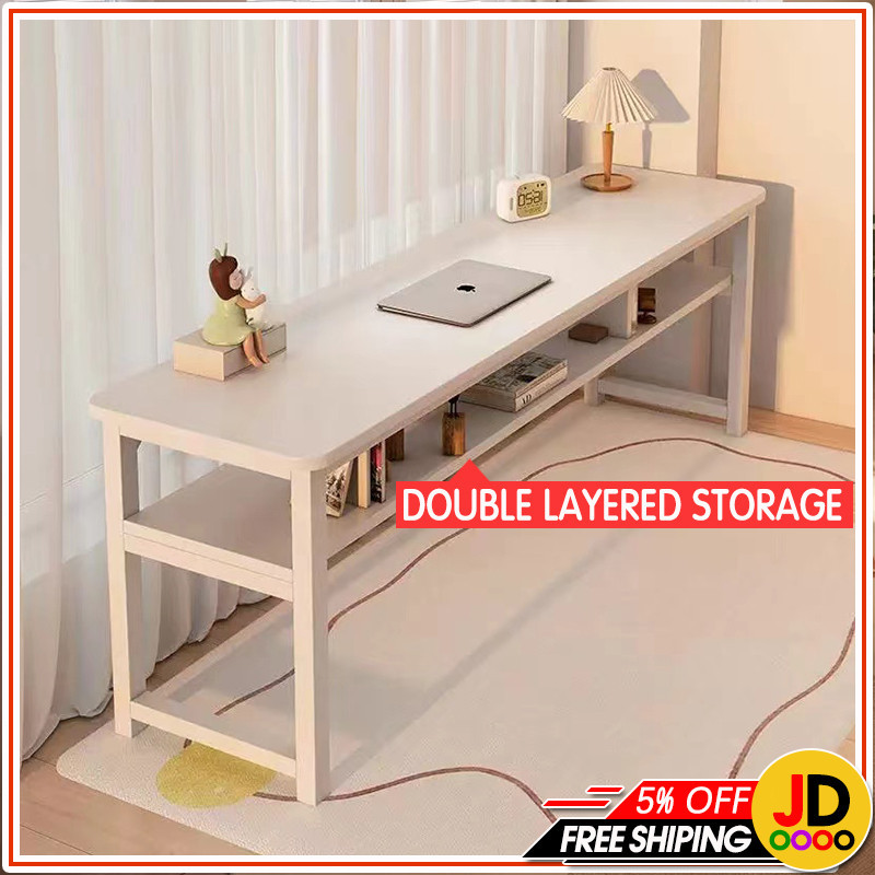 Wooden Study Table Long Table Computer Table Writing Desk Rectangular ...
