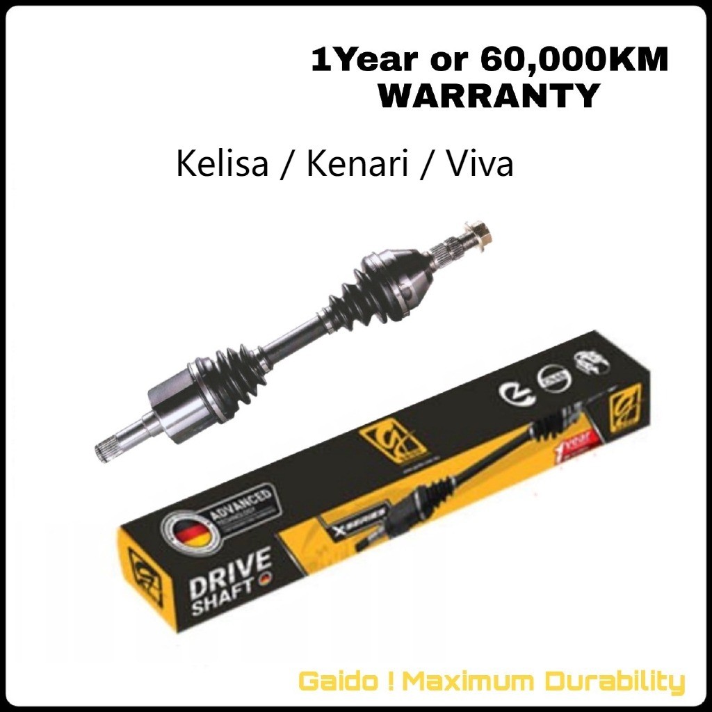 Gaido Drive Shaft - Perodua Kelisa / Kenari / Viva ( Left Short ...