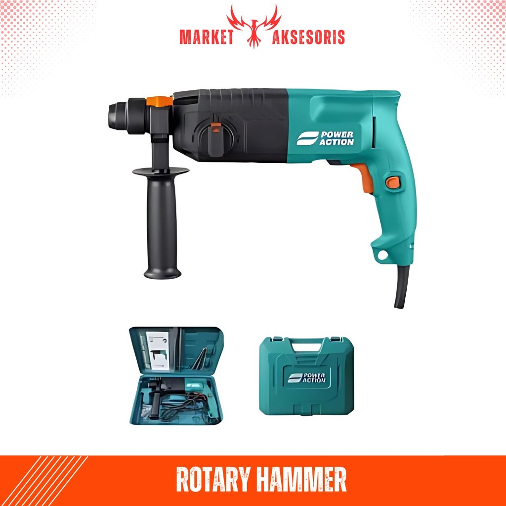 MESIN KAYU Rotary Hammer Drill SDS Plus Electric Concrete Wall Drilling ...
