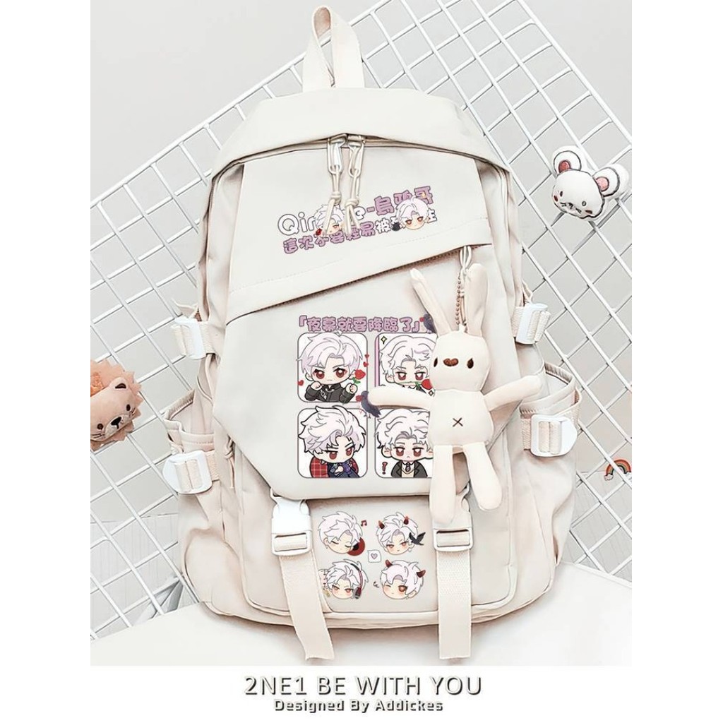 Love and Deepspace Games Sylus' Backpack Student's Cute Anime Cute ...
