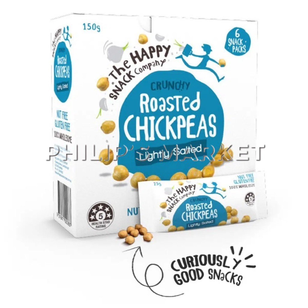 The Happy Snack Company Happy Snack Roasted Chickpeas Lightly Salted ...