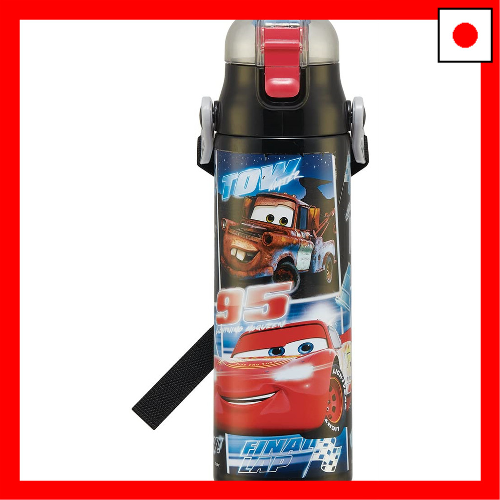 【Direct From Japan】Skater Water Bottle 580ml Disney Cars 23 Direct Drinking Boys Stainless Steel ...