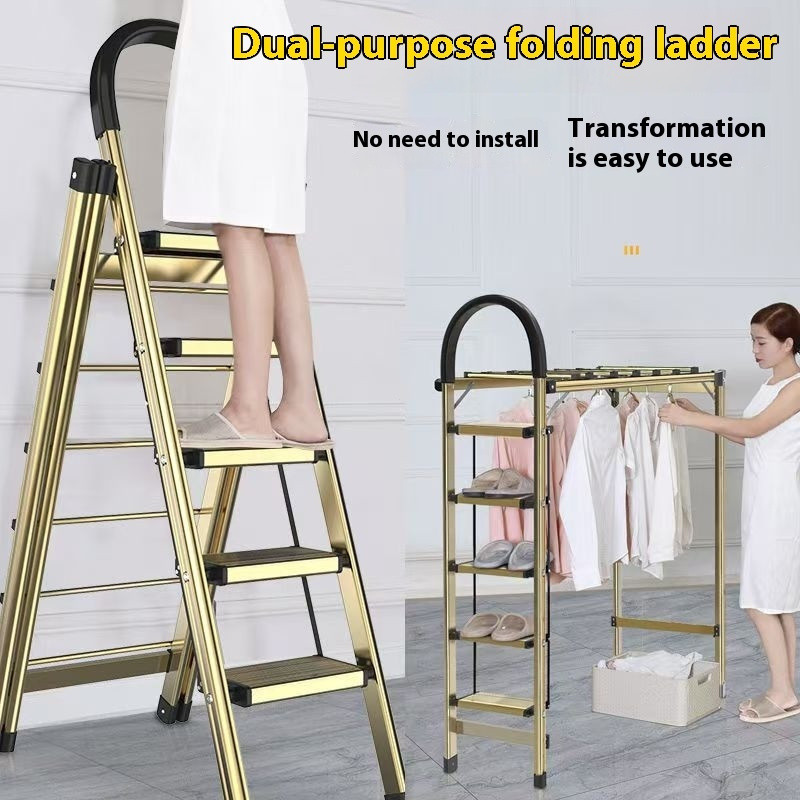 【SG stock/24-hour shipping】Foldable Clothes Drying Rack foldabie ladder ...