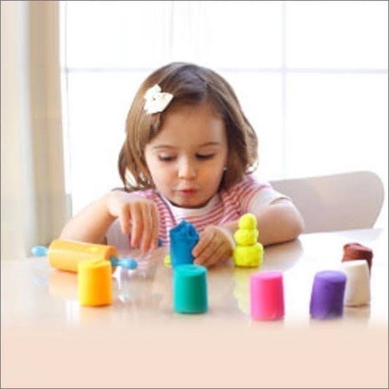 LILIN CLAY CHILDREN'S TOY WAX TOY CONTAINS 12 COLORFUL POLYMER (CMA ...