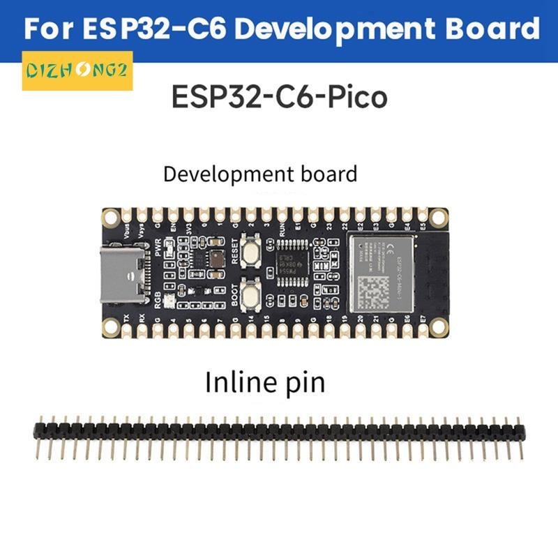 Esp32 C6 Pico Development Board Wifi 6 Microcontroller Esp32 C6 Mini 1 2072