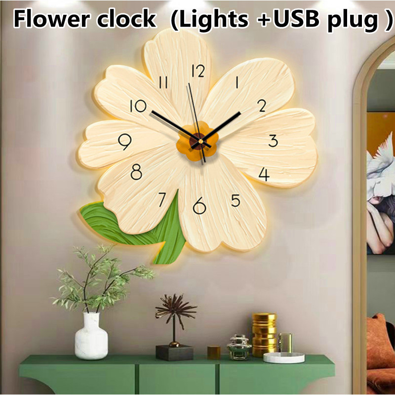 Nordic Modern Minimalist Internet Celebrity Wall Clock Living Room ...