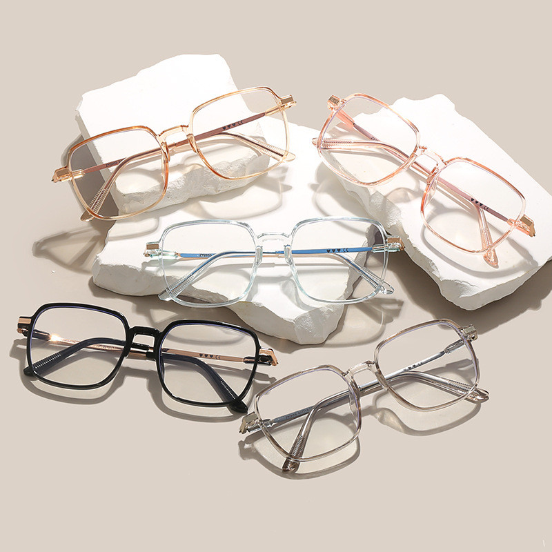 Thick Frame Transparent Myopia Glasses With Versatile And Handsome ...