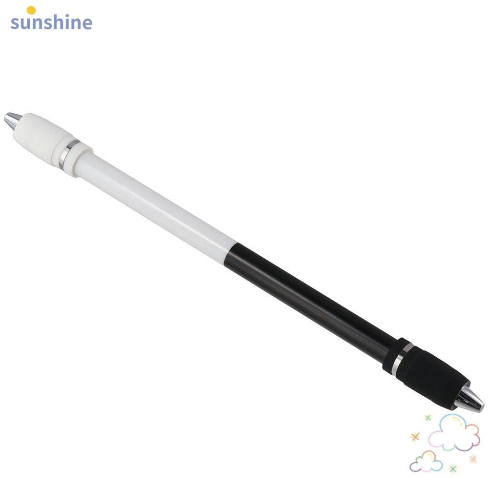 SSUNSHINE Spin Pen, Black White Pen Spinning, Heavy Weighted PC Non ...