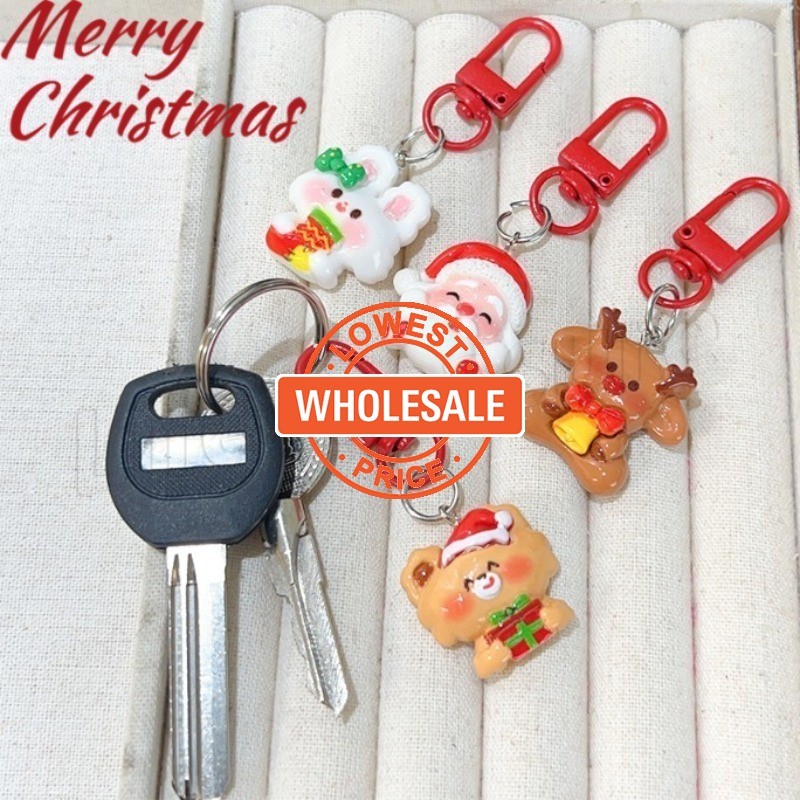 [ Wholesale Prices ] Cute Christmas Theme Keyring - Bell Elk Backpack ...