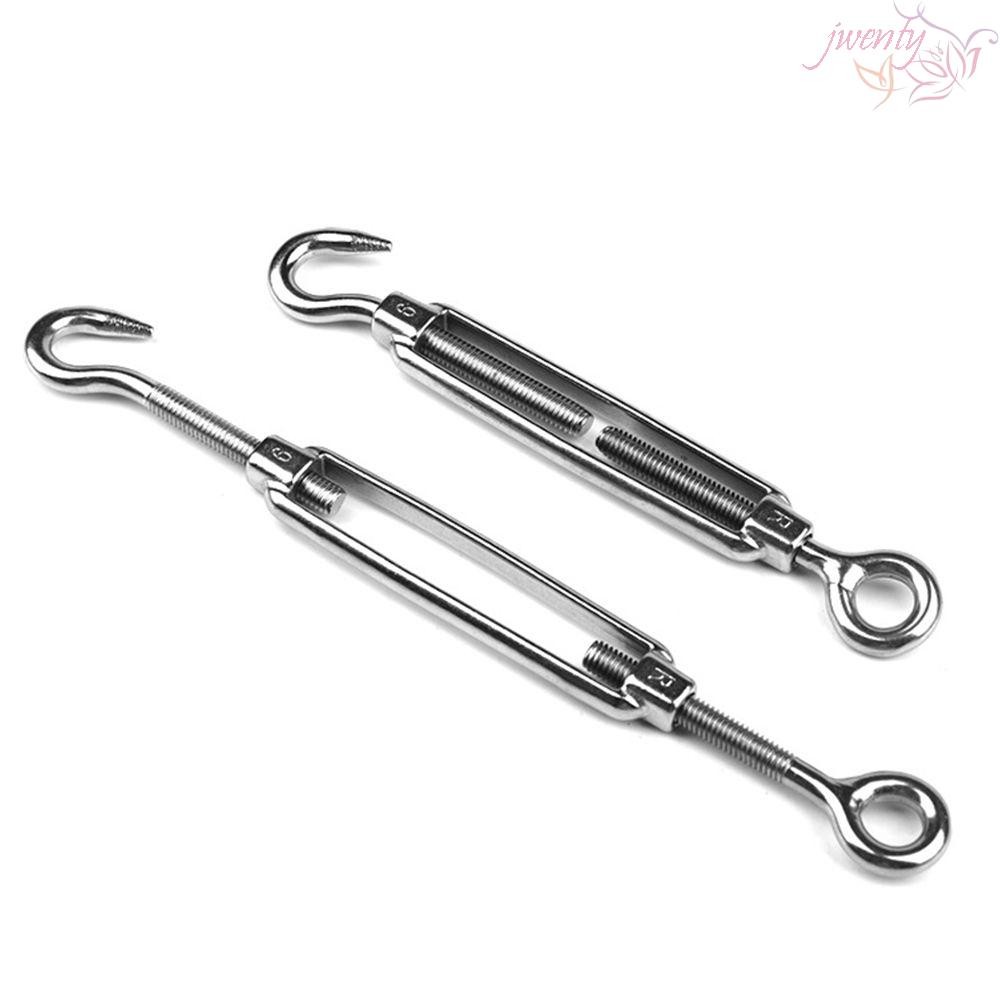 JWENTY Hook Eye Turnbuckle Connector Hardware Accessories Tightener ...
