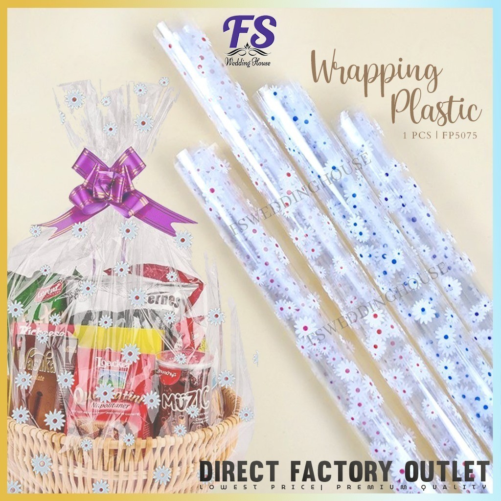 Hamper Wrapping Plastic/ Wrapping Paper Gift Wrap Wrapper Plastic ...
